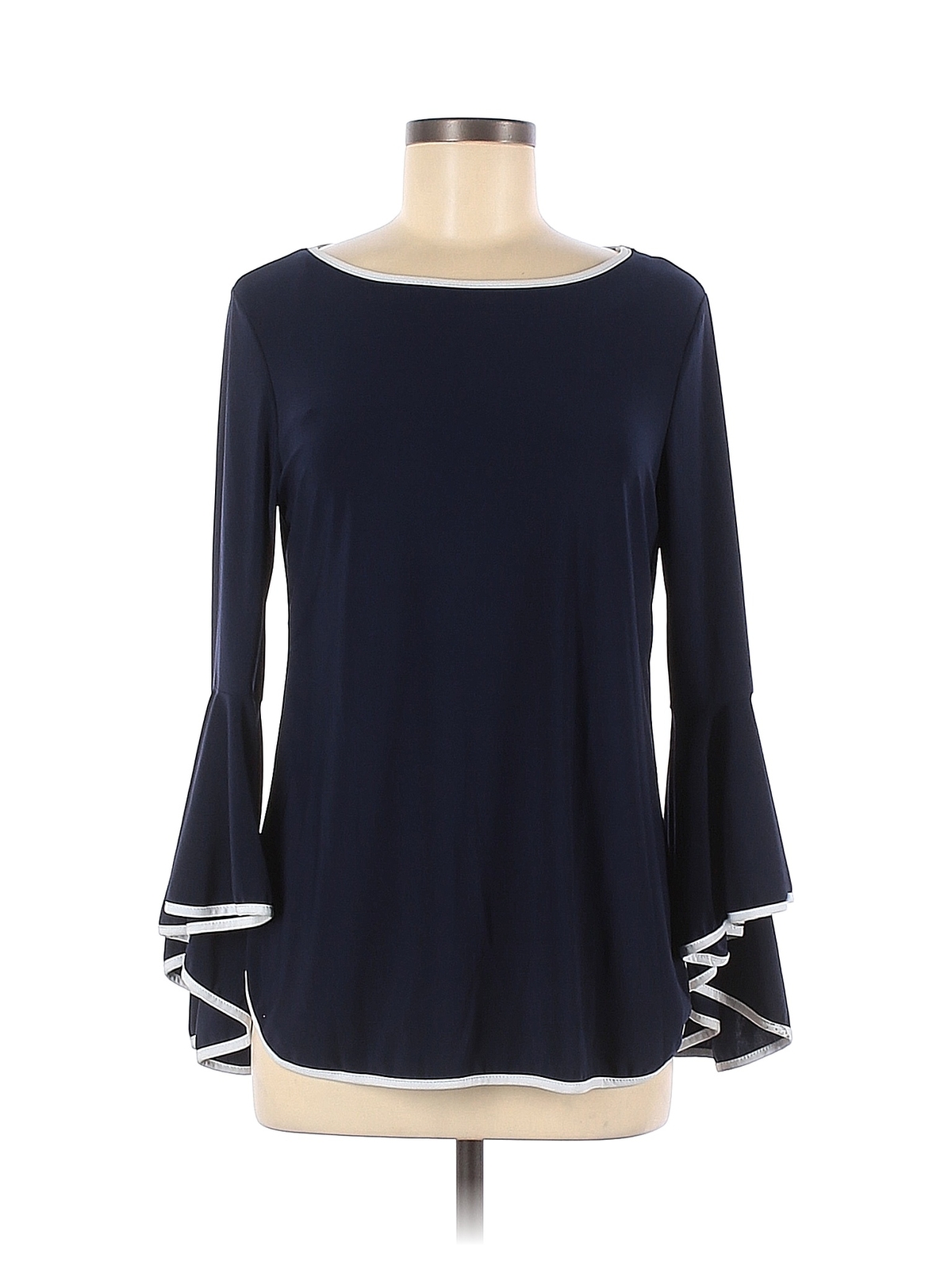 Coco Bianco Women Blue 3/4 Sleeve Top M | eBay