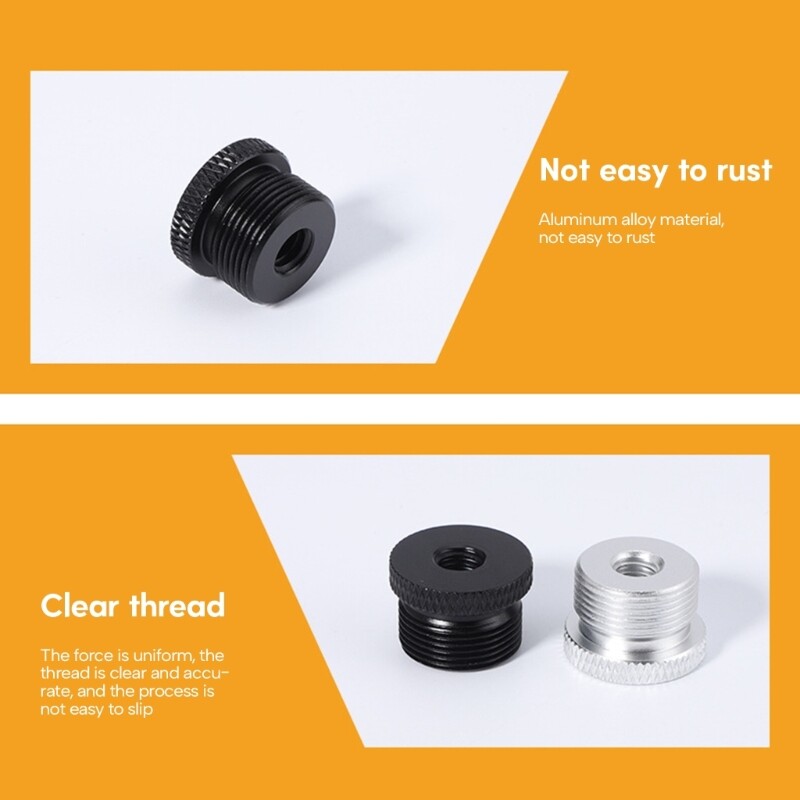 Microphone Adapter Screws 1/4 to 5/8 Male Famale Connector Screw Easy ...