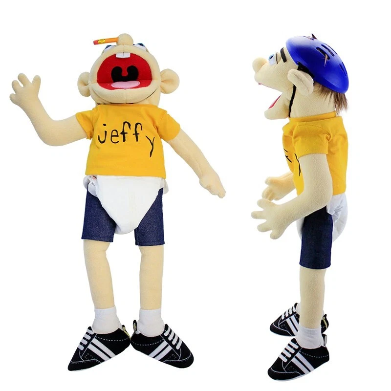 Jeffy Plush Toy Cosplay Jeffy Hat Hand Puppet Game Stuffed, 48% OFF