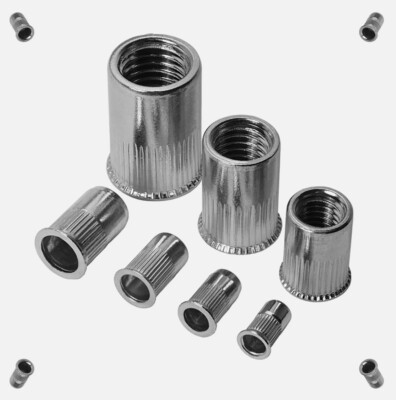 Einnietmuttern Edelstahl A2 V2A Blindnietmuttern Gewindenieten kleiner ...