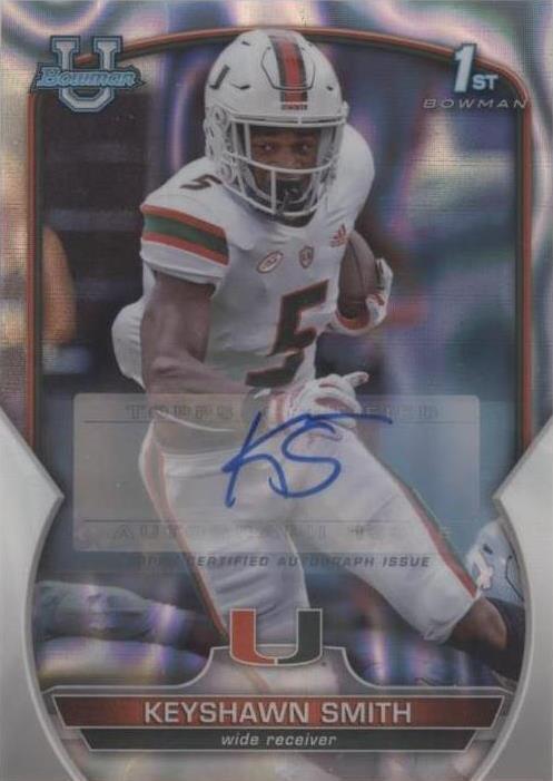 2022 Bowman University Chrome - Chrome Prospect Autographs Keyshawn ...