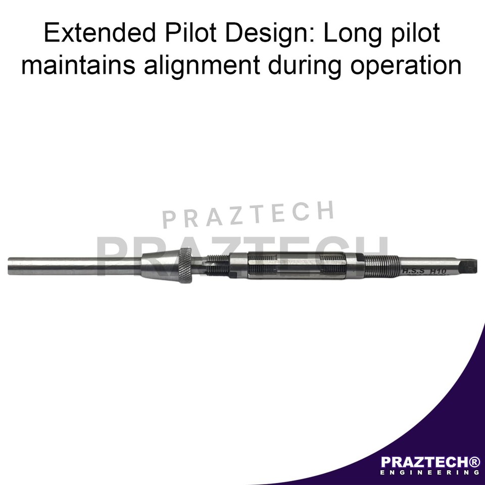 Long Pilot HSS Blade Adjustable Expanding Hand Reamer | KINGPINS Ream ...