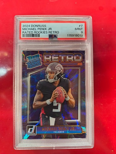 2024 PANINI DONRUSS RATED ROOKIES RETRO 7 MICHAEL PENIX JR. | eBay