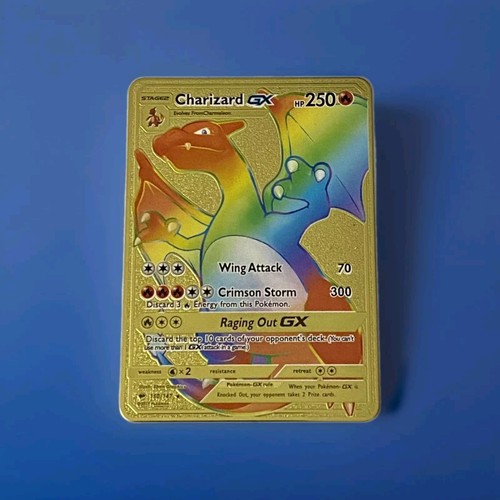 Rare Rainbow Gold Charizard GX Card 150/147 | eBay