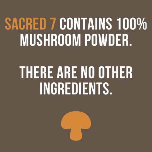SACRED 7 MUSHROOM EXTRACT POWDER Immunity Cognition Adaption 8oz ...