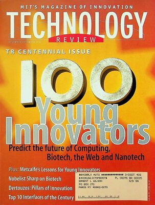 MIT Technology Review Magazine November/December 1999 100 Young ...