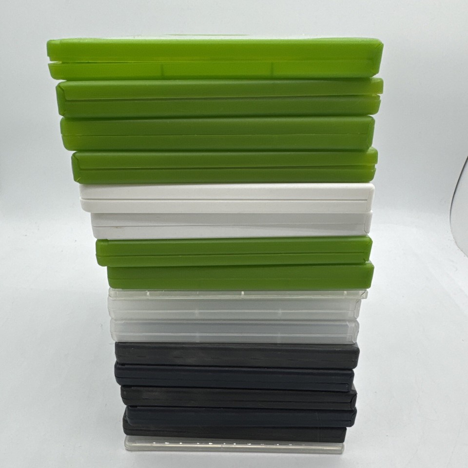 Lot of 17 EMPTY Cases Video Game Cases Xbox 360 PS2 Wii Playstation PS3 ...