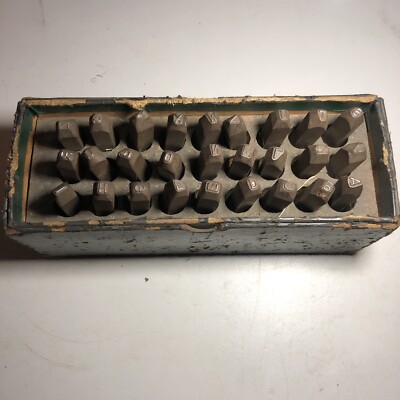 5/32” Hanson MarkRite Heavy Duty Steel Stamp Set | eBay