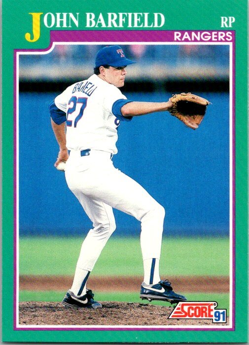 1991 Score - #573 John Barfield (RC) for sale online | eBay