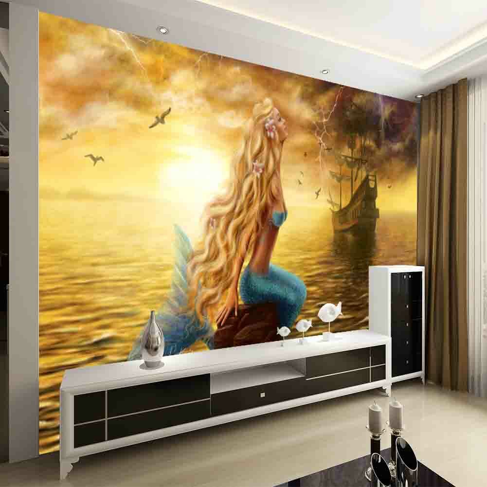 Gold Mermaid Wallpaper Wallpaper Mermaid Golden Vectors