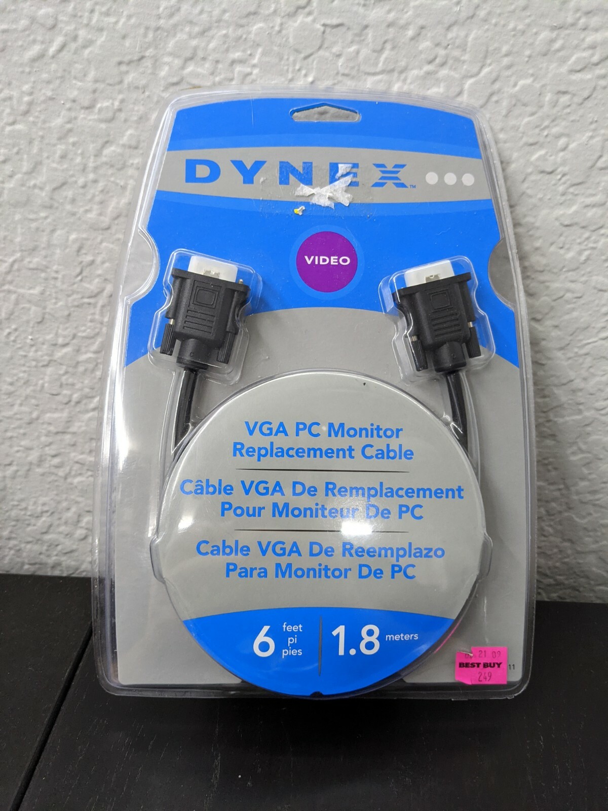 Dynex VGA PC Monitor Cable (6 Feet, DX-C102111) - NEW, SEALED | eBay