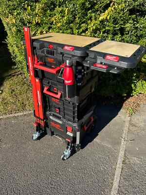 2x (Two) Retractable Wheel Modification Kit for Milwaukee Packout Case ...
