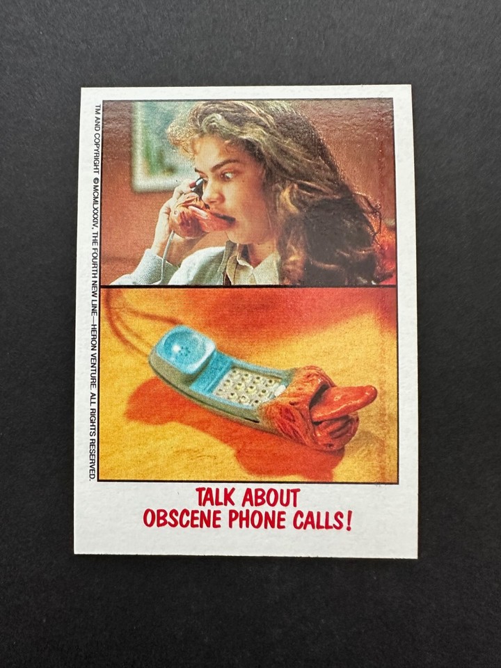 1988 Topps FRIGHT FLICKS Singles - YOU CHOOSE! Trading Cards Freddy ...