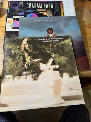 RARE LP VINYL ALBUM: 3 Graham Nash Albums See Photos for Album Titles ...
