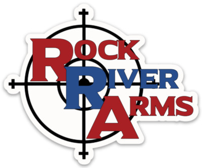 Rock River Arms RRA Red White & Blue Logo Type on Crosshairs Die-Cut ...