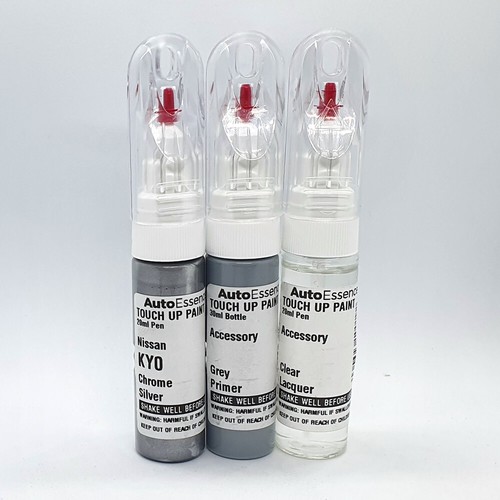 TOUCH UP PEN FOR NISSAN CHROME SILVER KY0 PAINT SCRATCH GTR QASHQAI ...