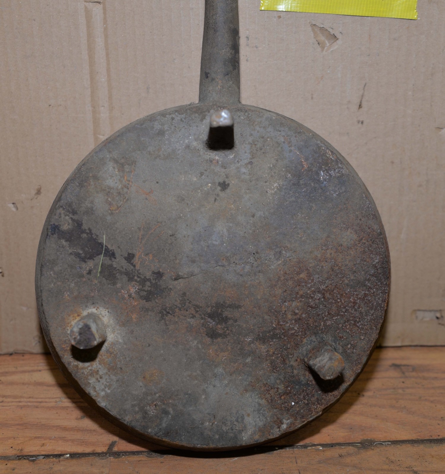 Antique cast iron 11" skillet 3 leg frying pan Civil War reenactors ...