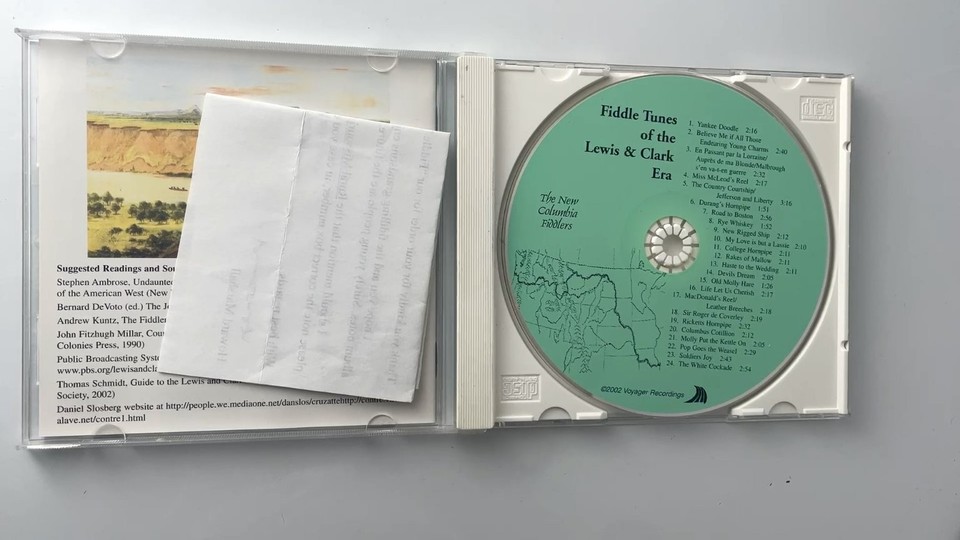 New Columbia Fiddlers - Fiddle Tunes Lewis & Clark Era CD 2002 Folk ...