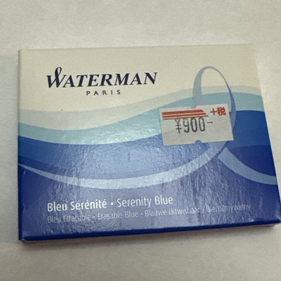 Waterman Fountain Pen Refills - Serenity Blue, Long Cartridges, 8 Count ...