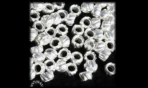CRIMP BEAD CHOICE OF - TUBE WITH LOOP - RONDELLE CORRUGATED - ROUND ...