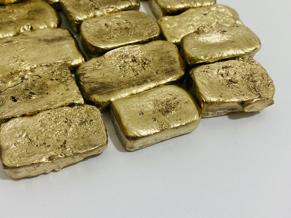 750 Grams Scrap Gold Bar For Gold Recovery Melted Different Computer ...