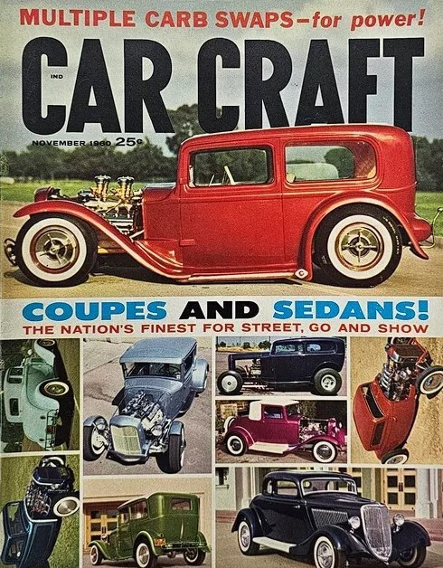 Gossett Print Car Craft Magazine vtg Hot Rod 1932 Ford Lil Coffin ...