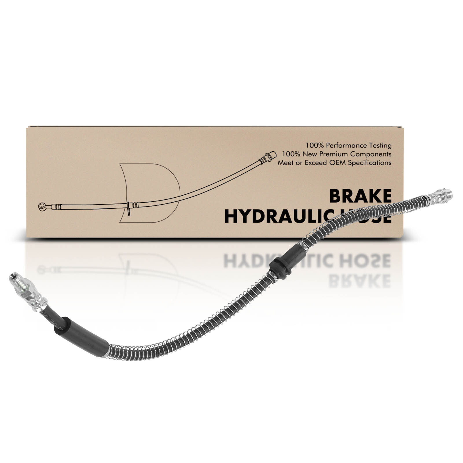 New Brake Hydraulic Hose for Mercedes-Benz SL400 SL450 SL550 Front Left ...