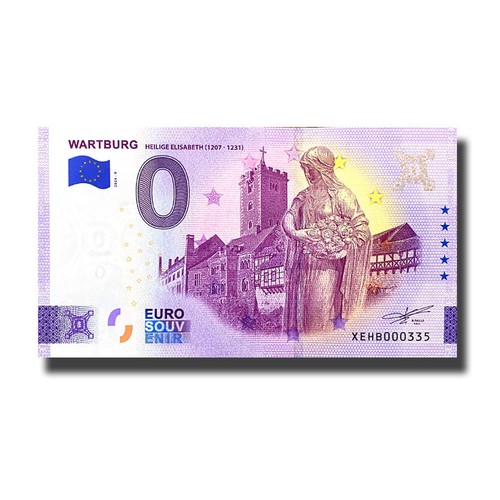 0 Euro Souvenir Banknote Wartburg Germany XEHB 2024-9 | eBay