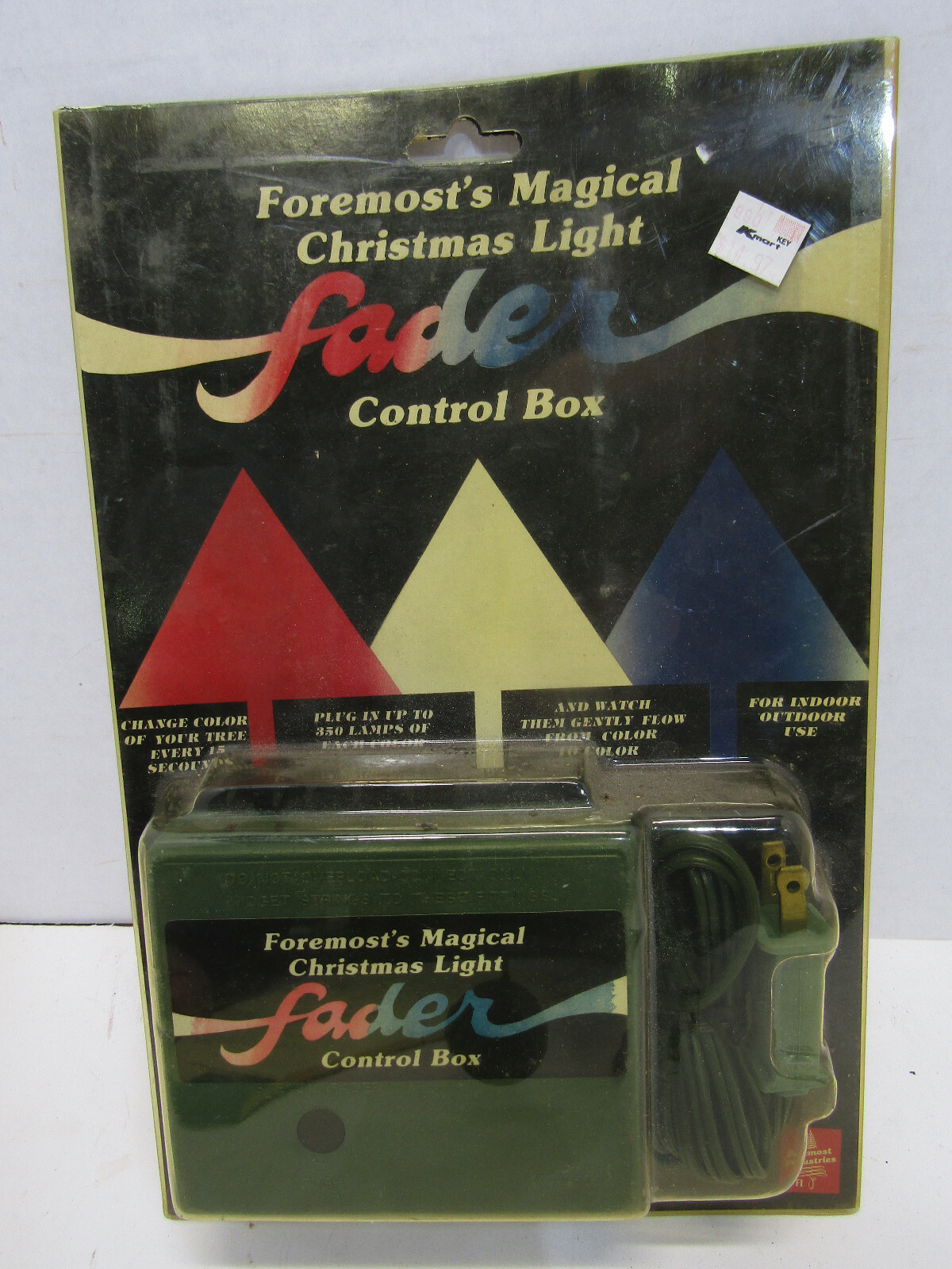 NIB OLD VINTAGE FADER CONTROL BOX Foremost's Magical Christmas Light | eBay