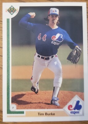 1991 Upper Deck TIM BURKE Montreal Expos Baseball Card #215 MT | eBay