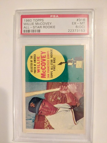 1960 Topps Willie McCovey PSA 6 | eBay