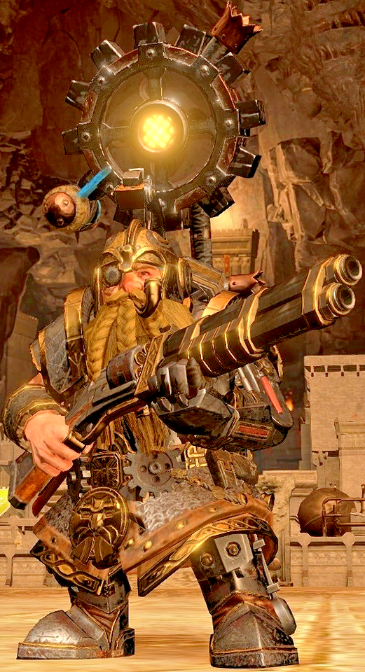 Warhammer Dwarf Engineer Grimm Burloksson NIB OOP - Total War | eBay