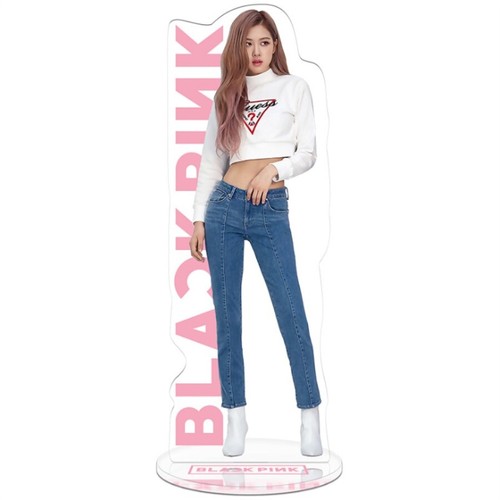 Kpop BP Bpink Acrylic Figure Doll LISA JENNIE Standee Action Desktop ...