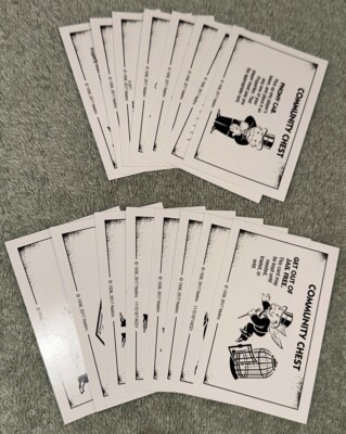 2017 Monopoly Cheaters Edition Replacement Piece - 16 Community Chest ...