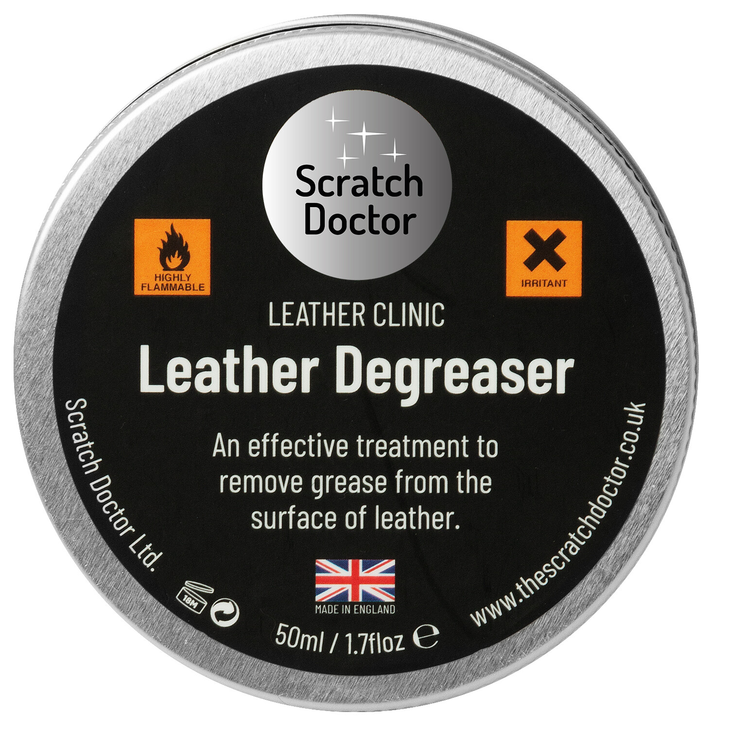 Leather Degreaser 50ml Paste Removes Cleans Grease Oil and Stains from ...