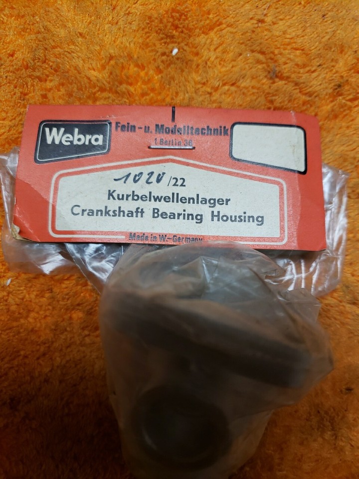 Webra Engine Parts - Webra 61 RC 10 ccm Crankshaft Bearing Housing Nr ...
