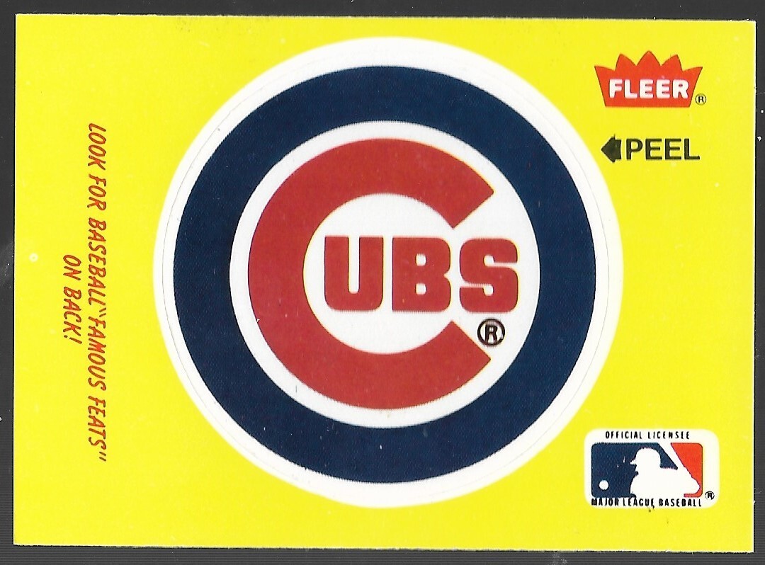 1986 Fleer Famous Feats Insert Bill Klem 8 Of 22 Umpire Chicago Cubs ...