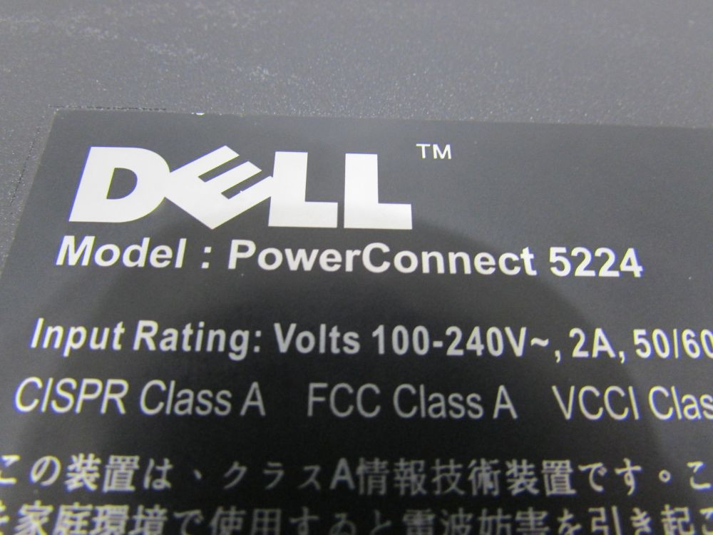 Dell PowerConnect 5224 24x 10/100/1000BASE-T ports + 4 SFP slots combo ...