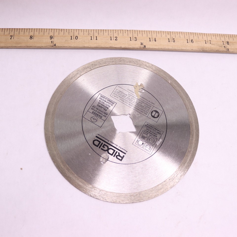 Ridgid Continuous Rim Diamond Blade 7" HD-CT70CP | eBay