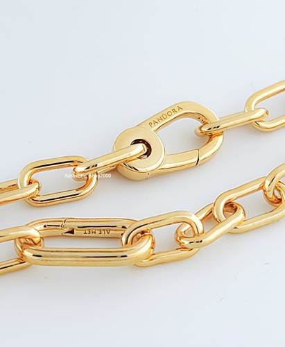 100% Authentic NEW PANDORA ME 14K Gold Plated Link Chain Bracelet ...