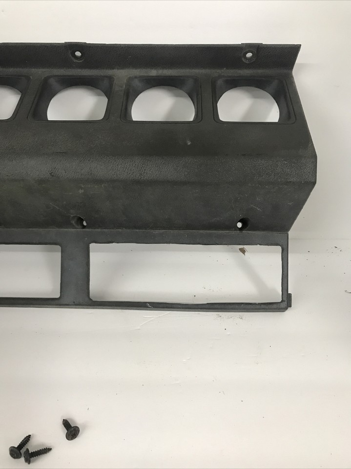 Jeep Wrangler YJ 92-95 OEM Center Cluster Gauge Bezel Gray 1992-1995 | eBay