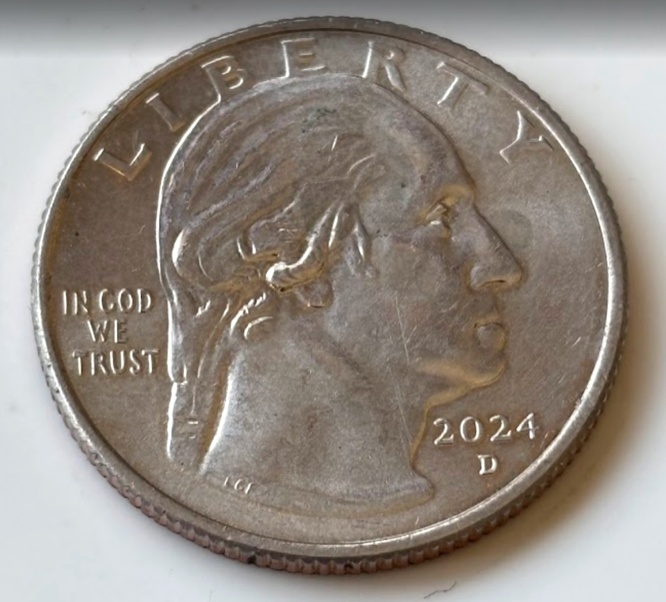 RARE one of a kind! 2024 D Quarter “Cod We Trust” Error – DDO DDR ...