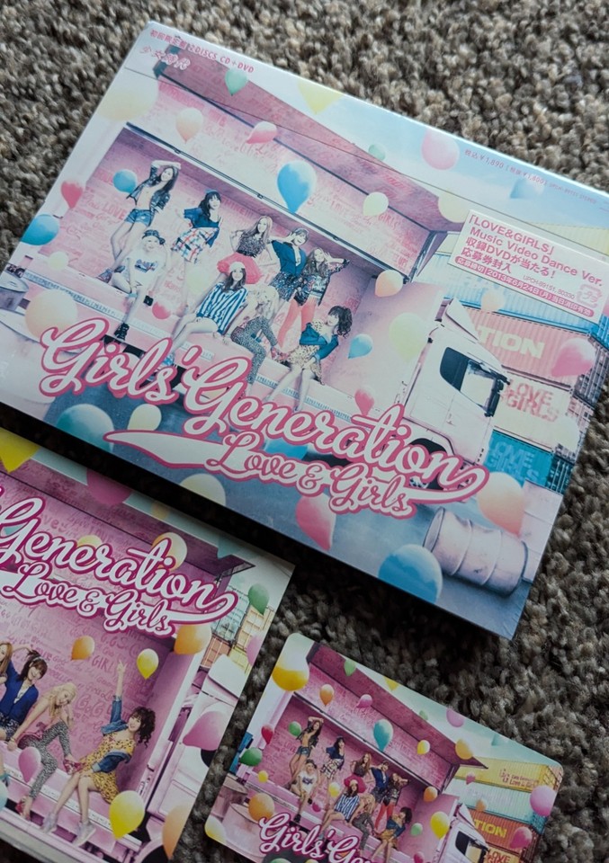 Girls Generation Love & Girls Japanese CD + DVD + pob Photocard Album ...