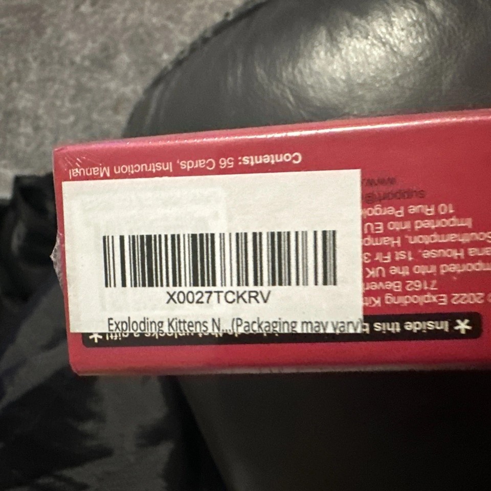 UK Exploding Kittens Card Game NSFW Edition Party Board Game | eBay UK