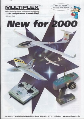 MULTIPLEX Radio Control Aircraft, Systems & Accessories catalog 2000 | eBay