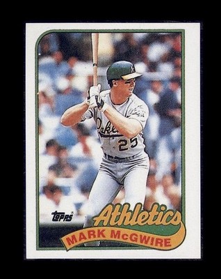 1989 Topps Double Headers Mark McGwire 1985 & 1989 images | eBay