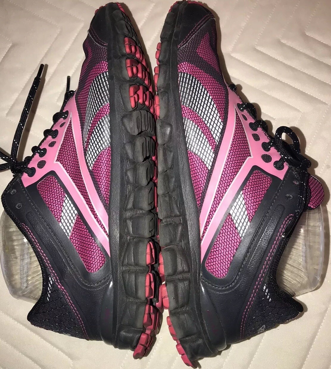 Reebok Realflex Running Shoes Womens 9 Gray/Pink/Charcoal J99768. EUC ...