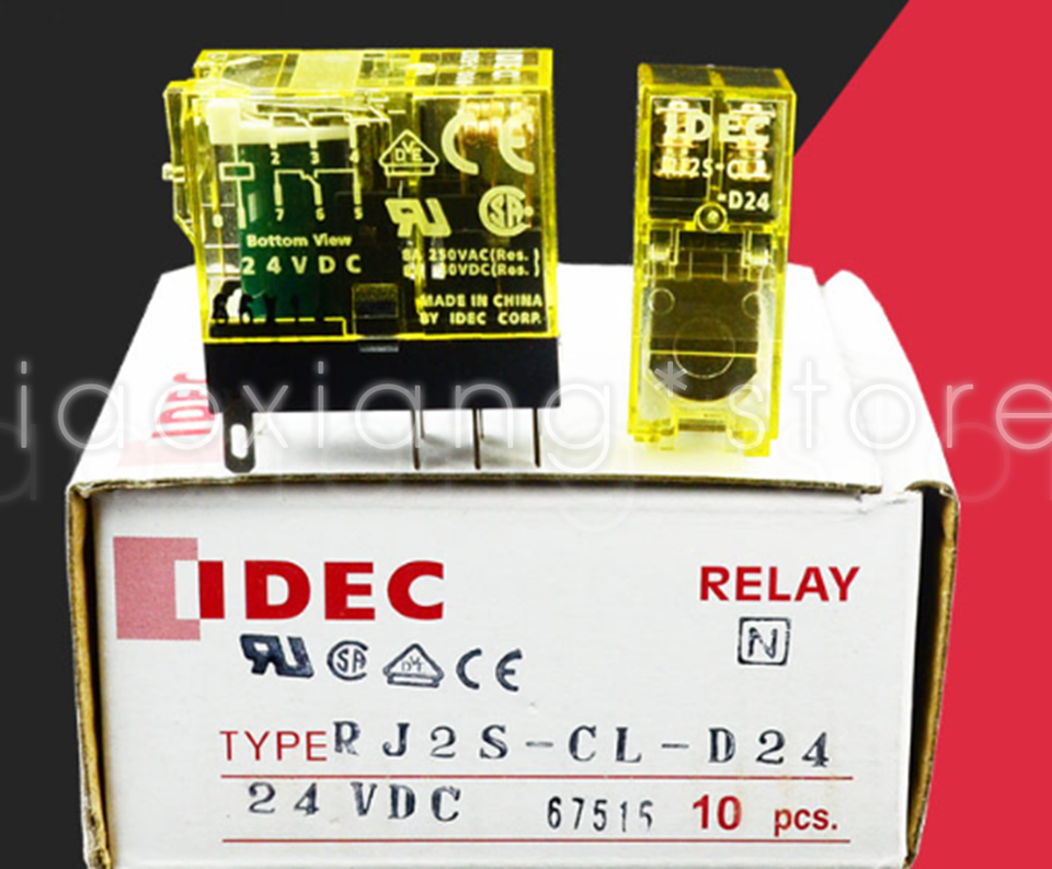 10pcs/box Intermediate relay RJ2S-CL-D24 CLD-D24 8-pin with lamp-C | eBay