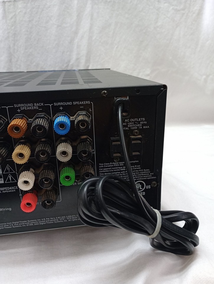 ONKYO TX-SR602 Stereo Surround Sound 7.1 Channel AV Receiver Amplifier ...