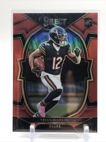 2022 Panini Select Velus Jones Jr. Red Concourse Prizm /99 Chicago ...